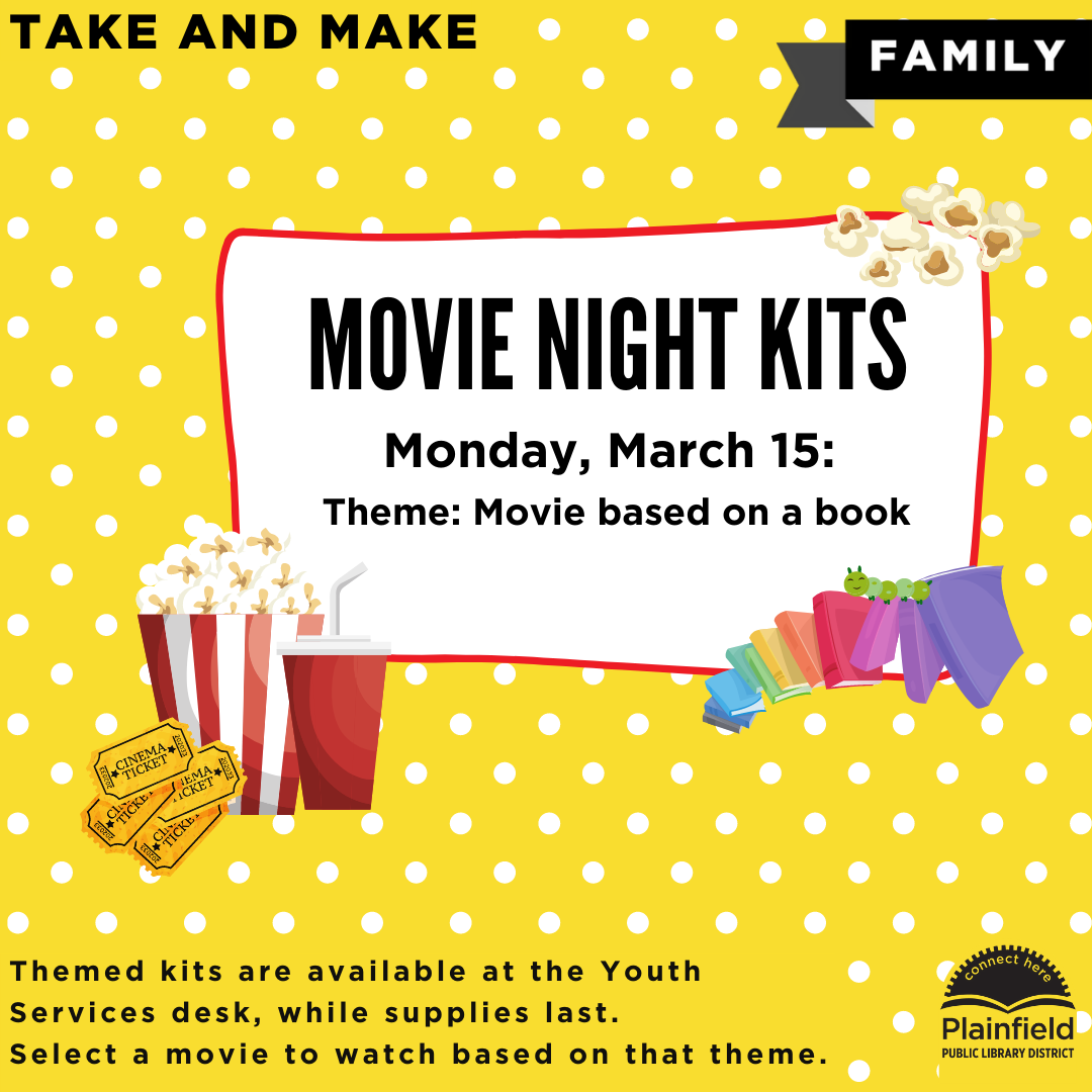 (All Kits Taken) Family Movie Night Kits: Movies Based on Books ...