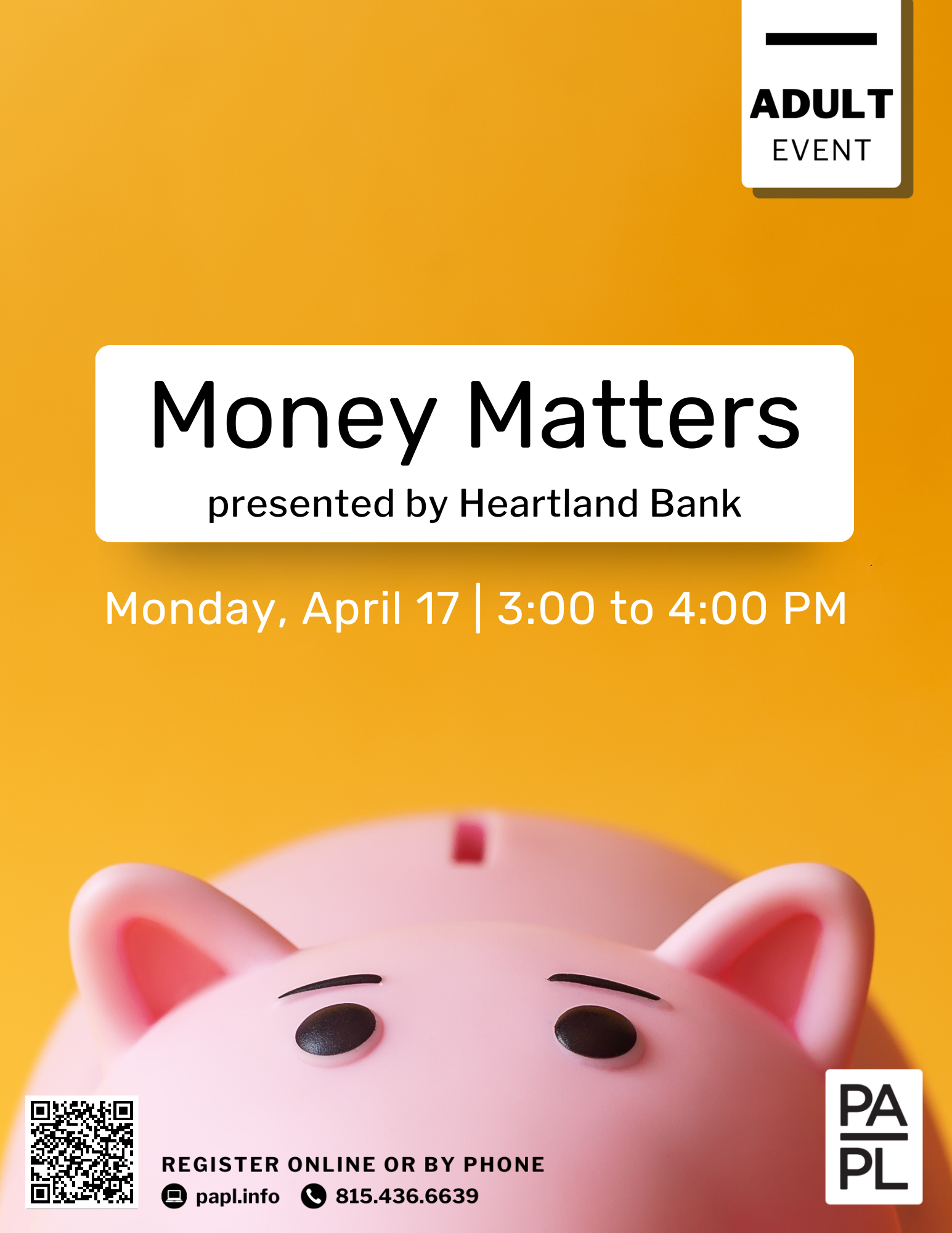 Money Matters | Plainfield Area Public Library