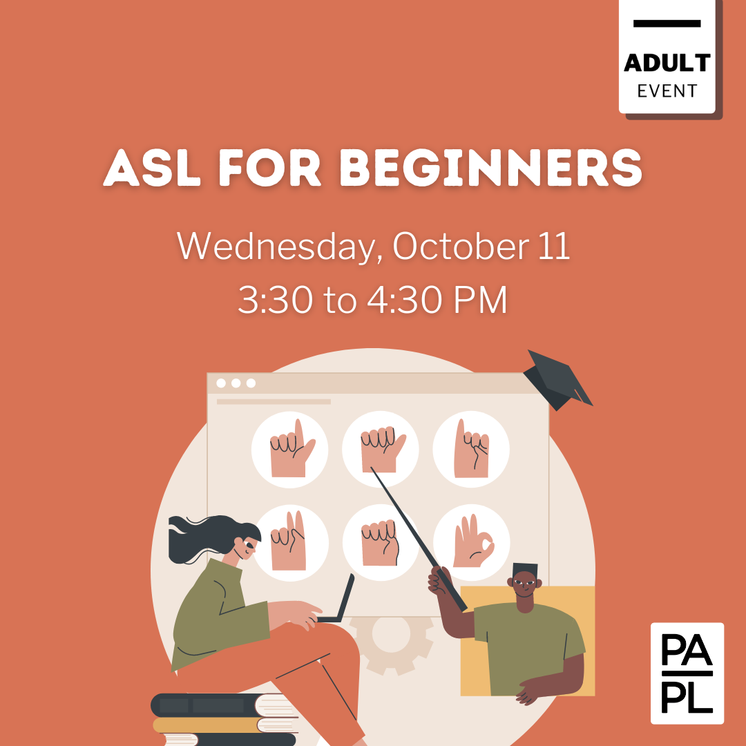 ASL for Beginners | Plainfield Area Public Library