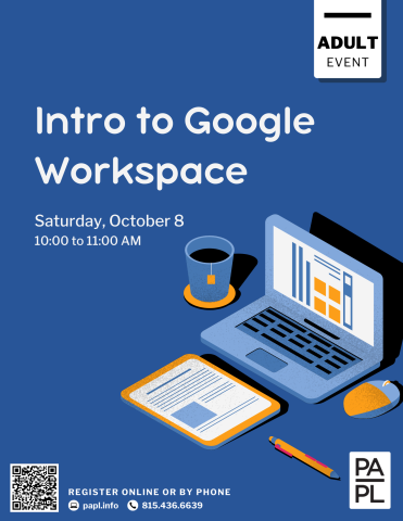 Intro to Google Workspace | Plainfield Area Public Library