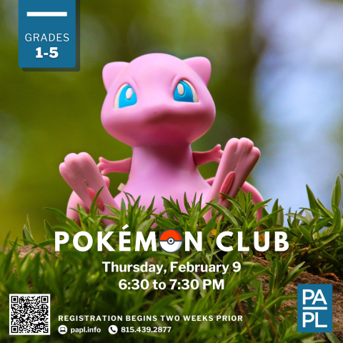 Pokémon® Club | Plainfield Area Public Library
